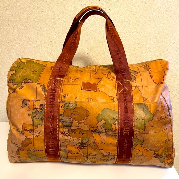 Alviero Martini | Bags | Alviero Martini Map Travel Weekend Bag | Poshmark